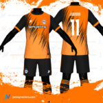 Jersey Vectors Orange › jerseyvectors.com